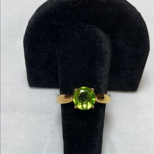 JTV | Jewelry | Round Manchurian Peridot Ring | Poshmark